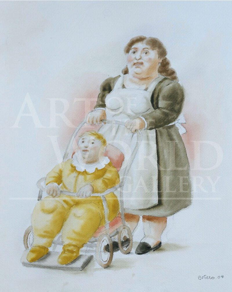 Child and Nurse – Art of the World Gallery