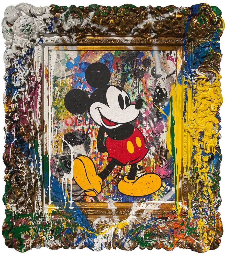 Chaplin and Mickey – Art of the World Gallery